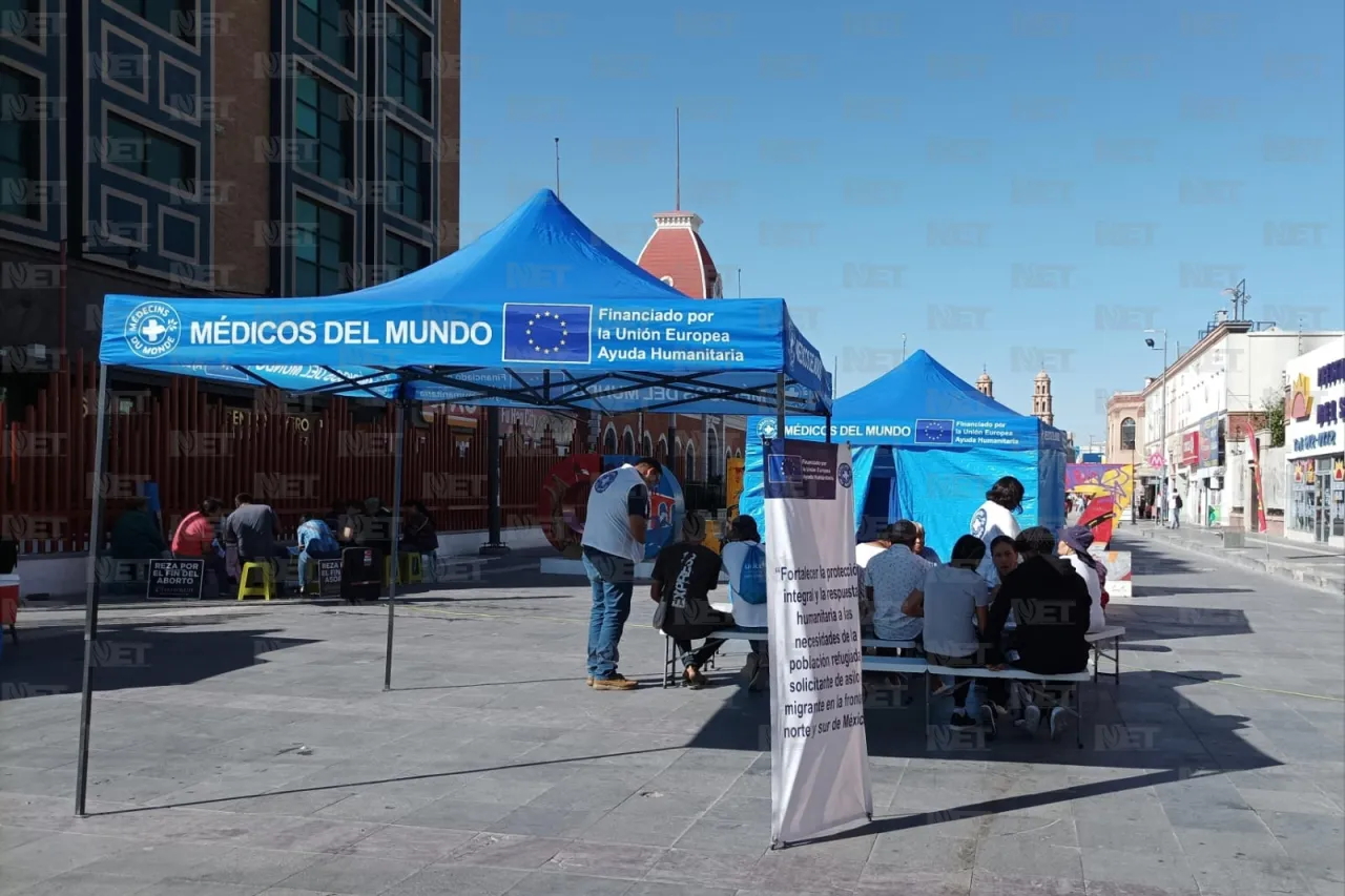 Atienden Médicos del Mundo a población en el Centro