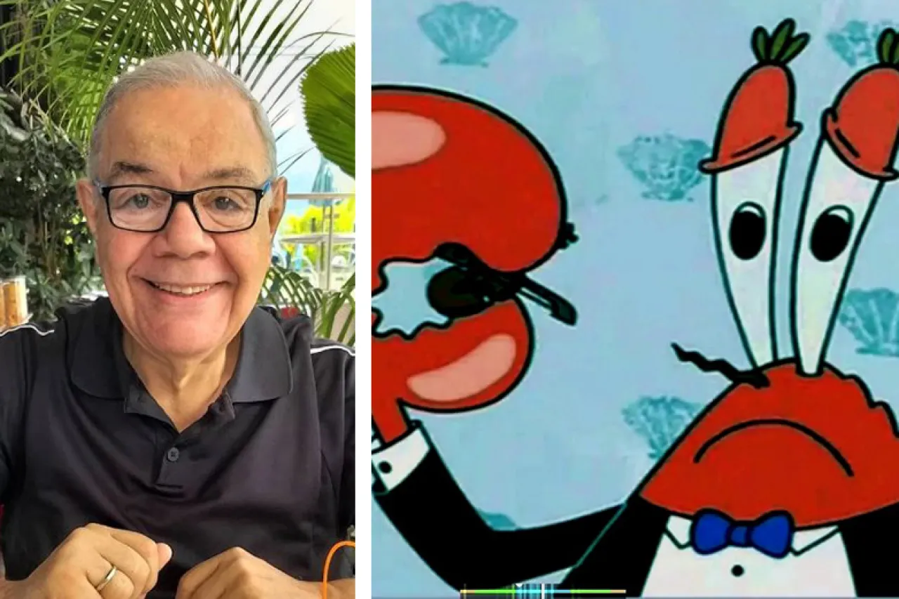 Fallece Luis Pérez Pons, voz de Don Cangrejo en 'Bob Esponja'