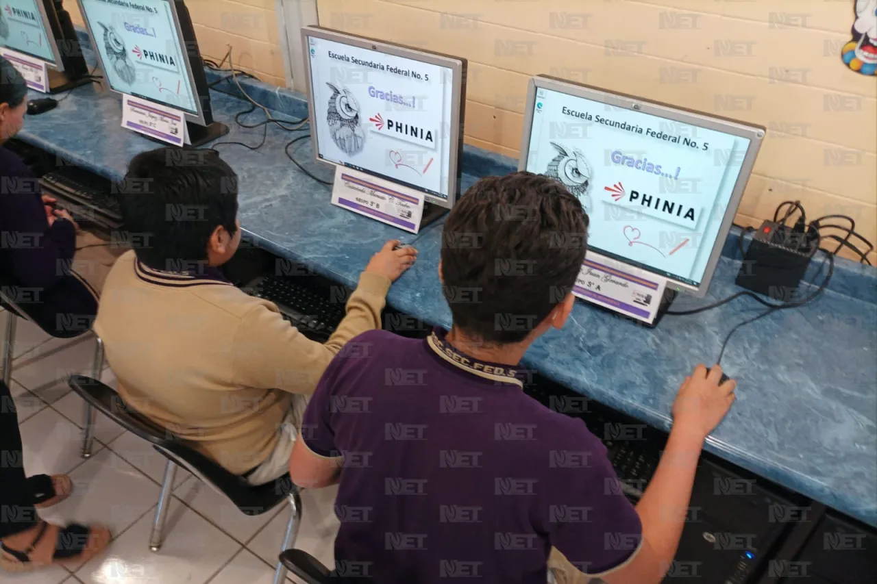 Dona Phinia equipo de cómputo a la Federal 5