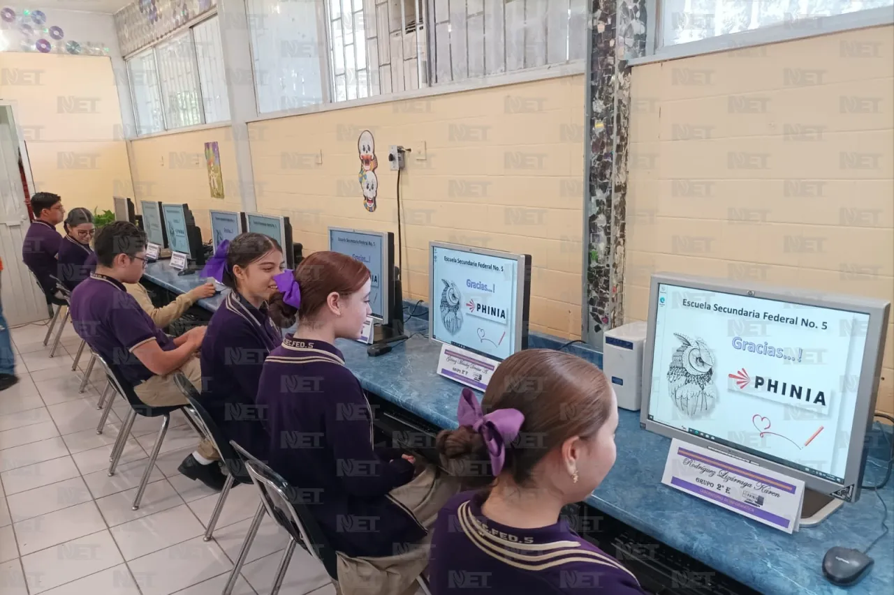 Dona Phinia equipo de cómputo a la Federal 5
