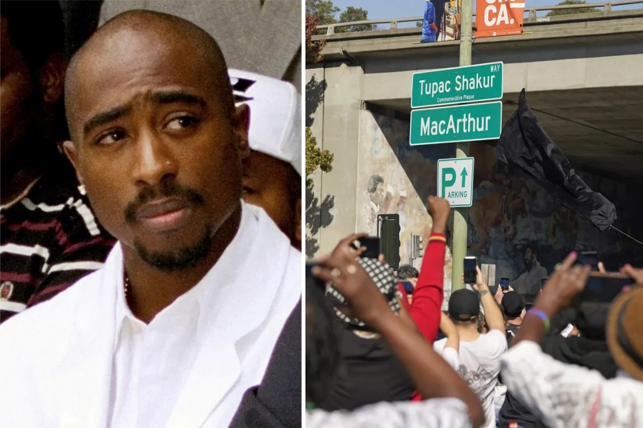 Rinden homenaje a Tupac Shakur con una calle en su honor