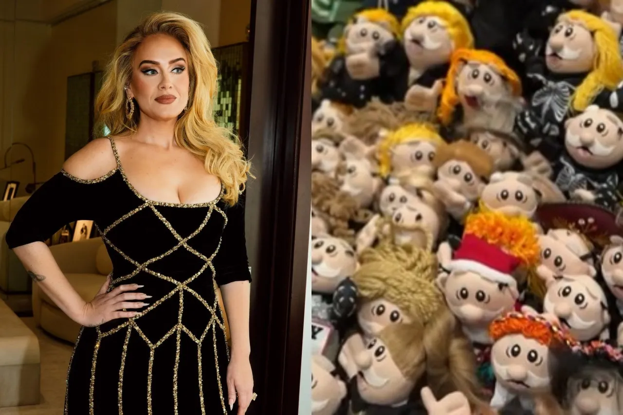 Video: Presume Adele su colección de peluches del Dr. Simi