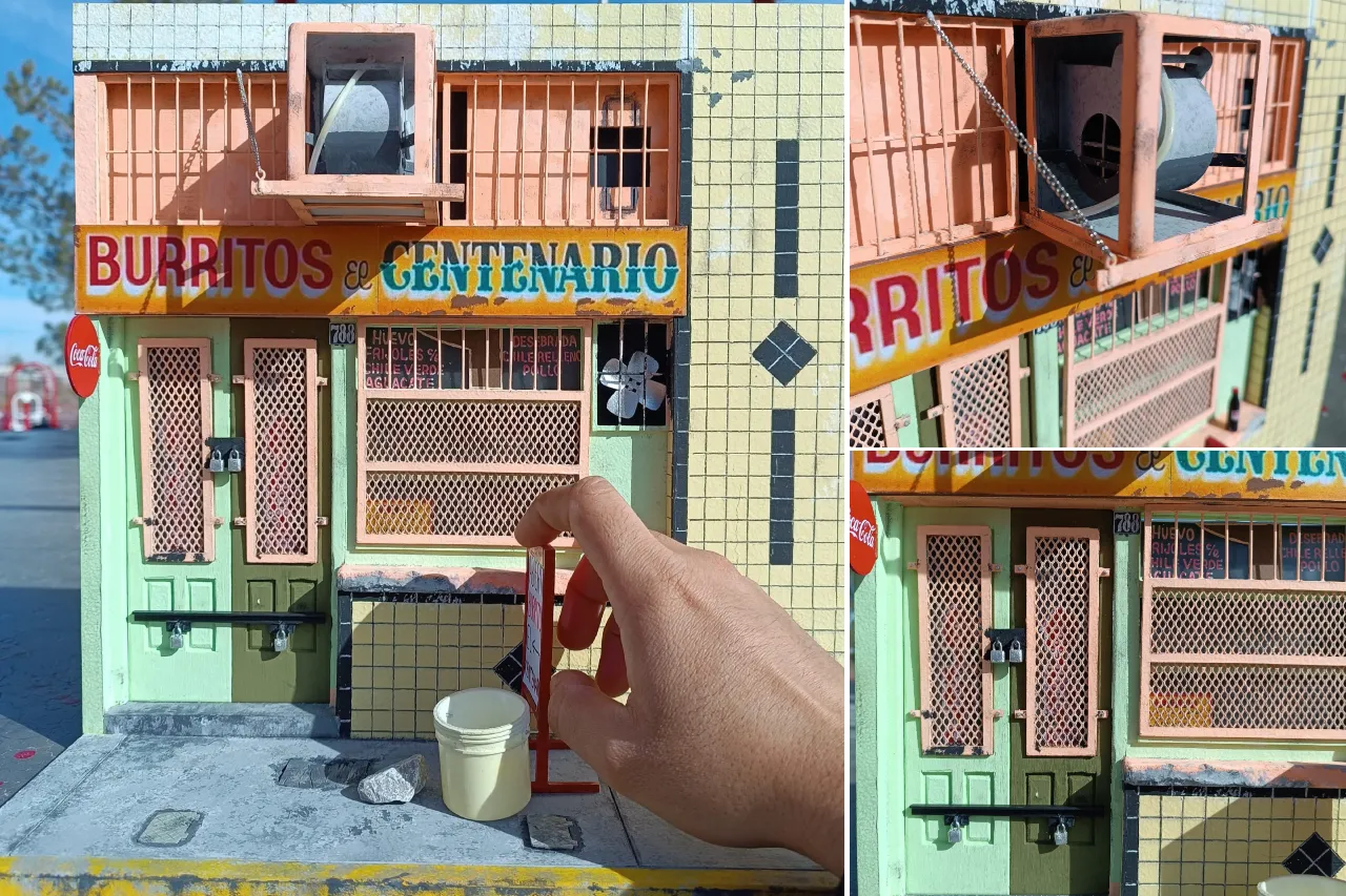 Burritos El Centenario ya tiene su mini réplica