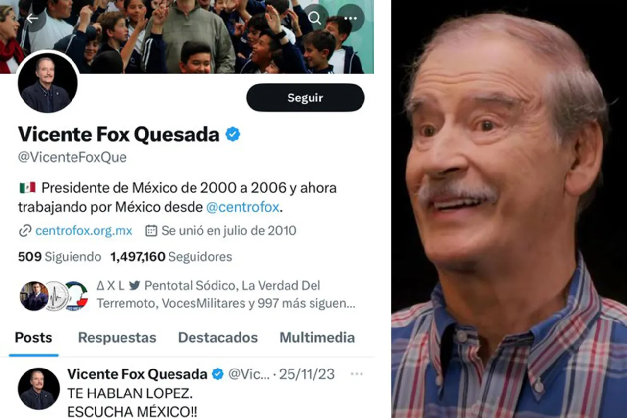 Regresa Vicente Fox a X