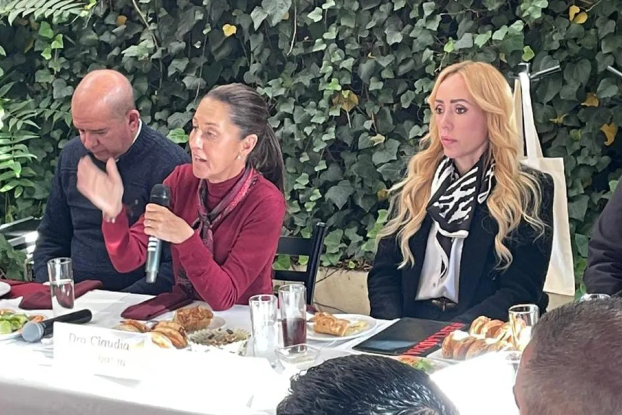 Se reúne Claudia Sheinbaum con empresarios de Cuauhtémoc