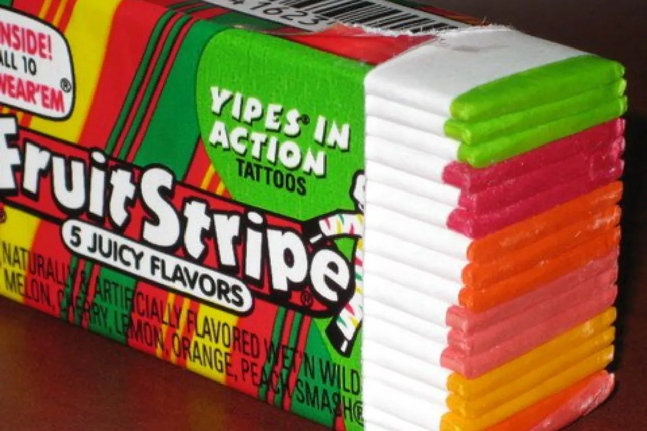 Fruit Stripe Gum pronto cruzará el arcoíris