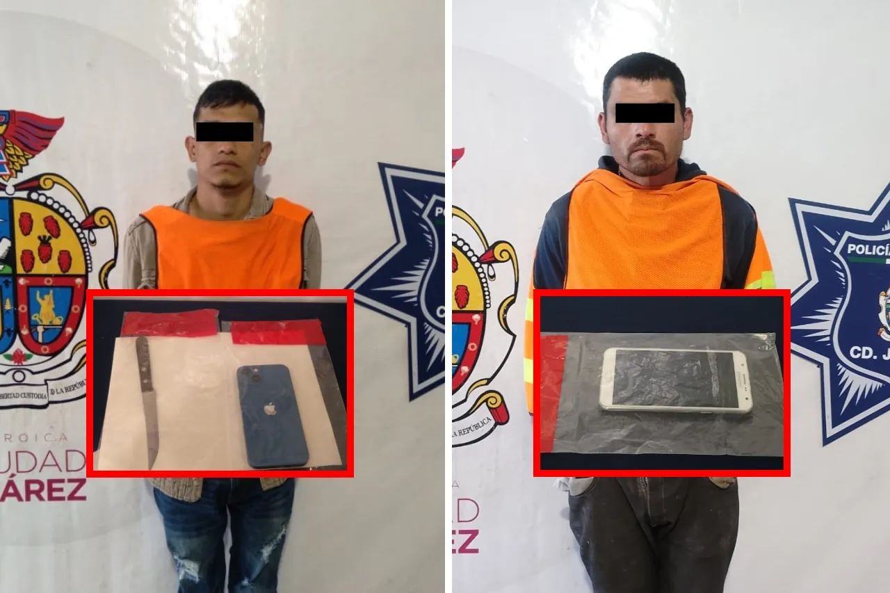 Los detienen por robo con violencia en calles de Juárez