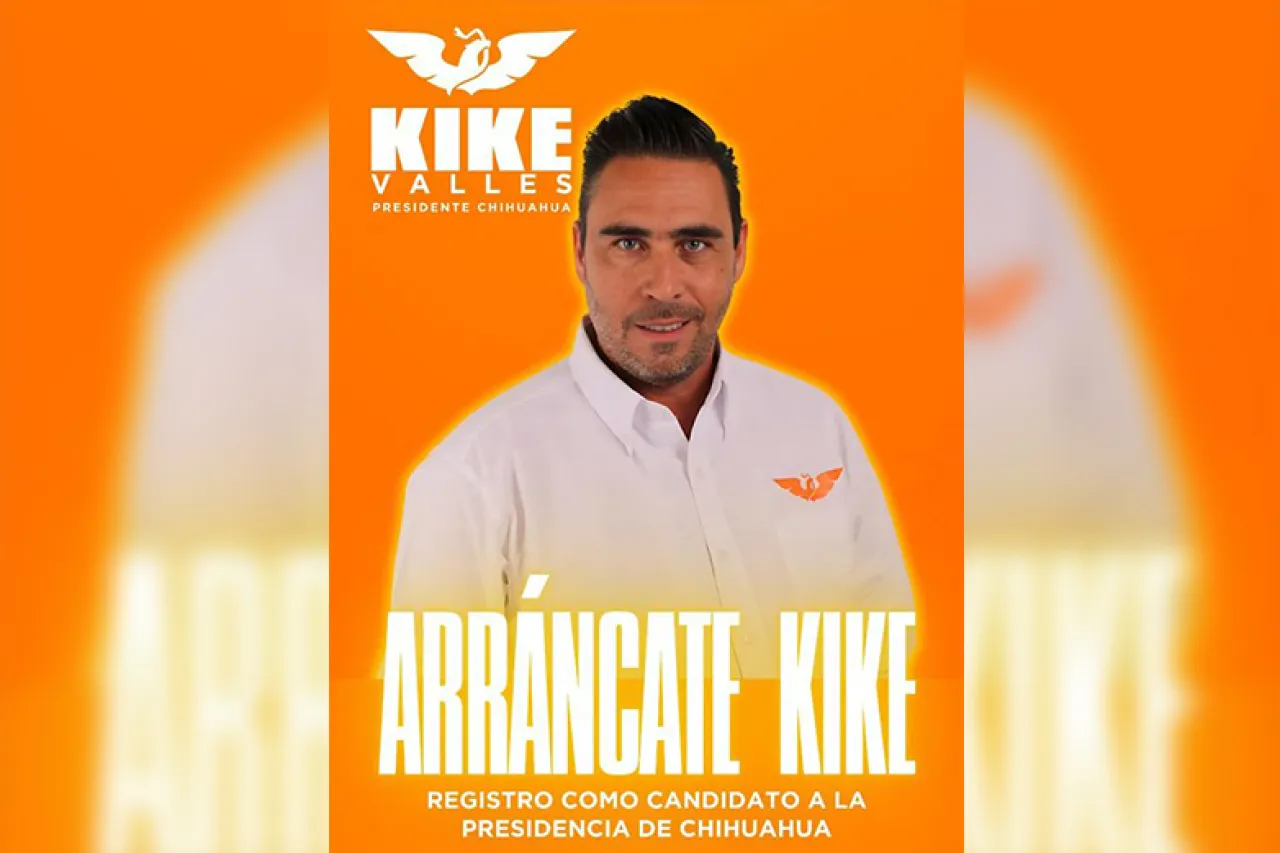 Va Kike Valles por la alcaldía de Chihuahua con Movimiento Ciudadano