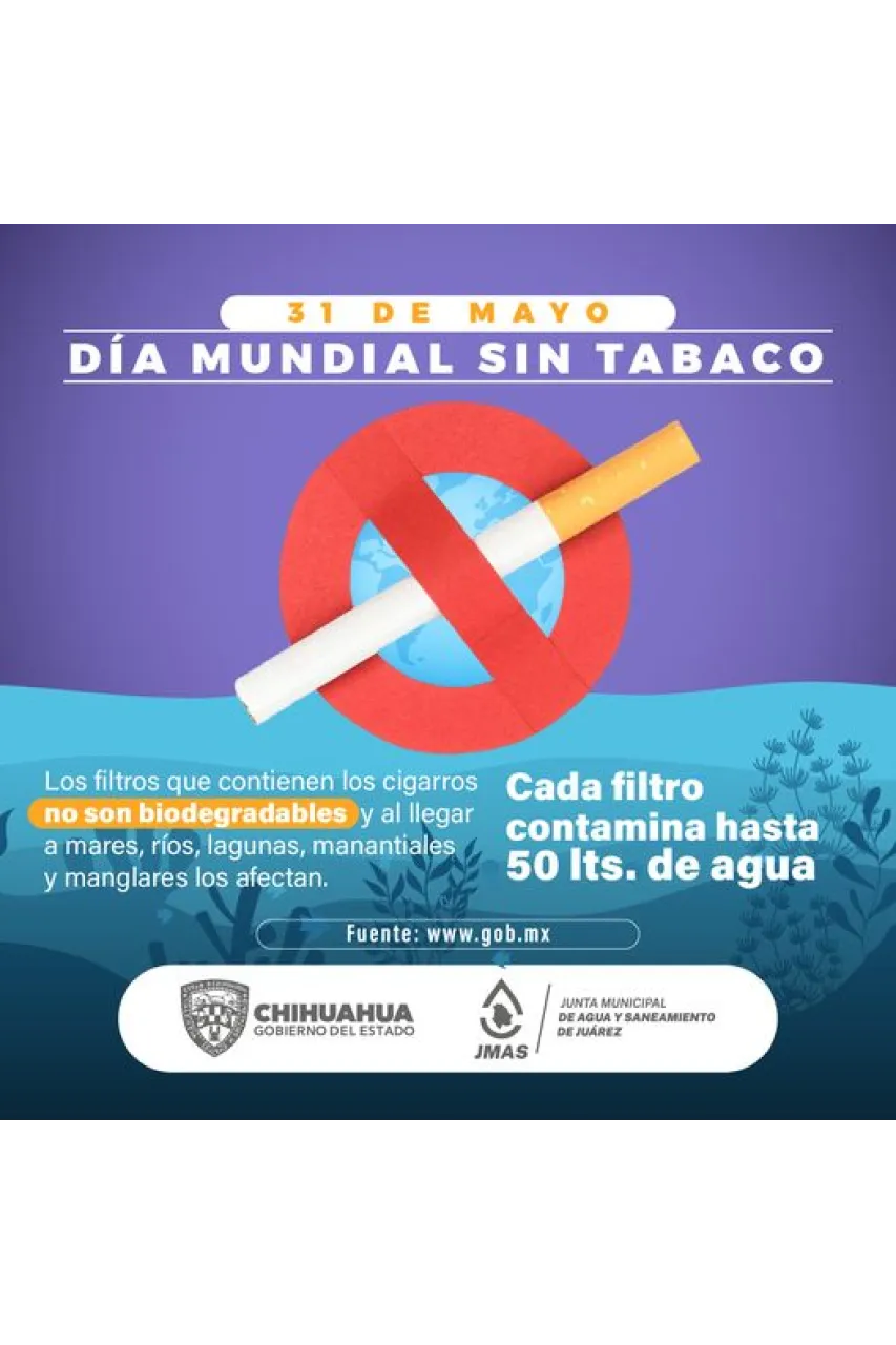 Pide JMAS no arrojar colillas de cigarro a la calle