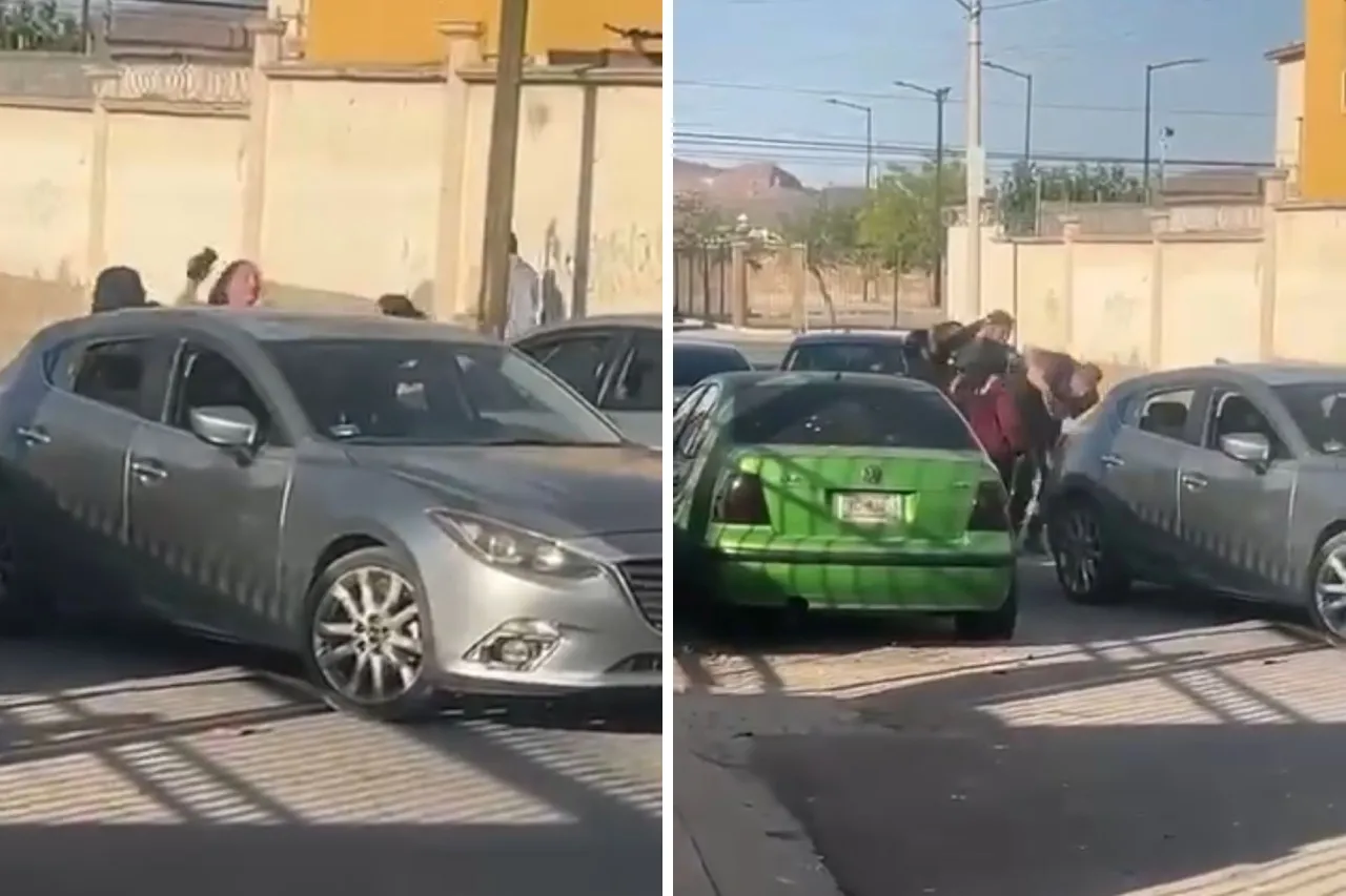 Video: Familias se dan con todo tras atropello