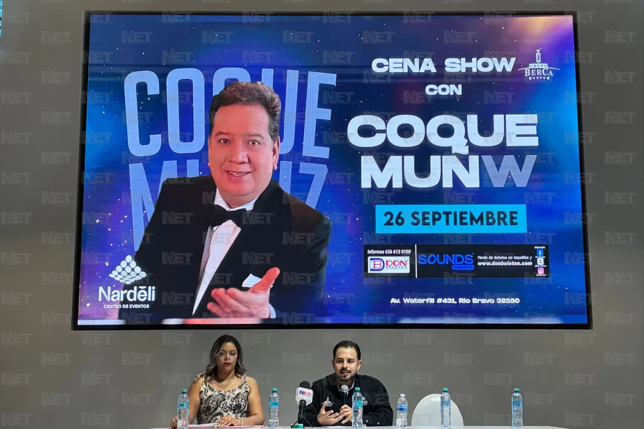 Coque Muñiz inaugura Nardeli, centro de eventos, con cena-show