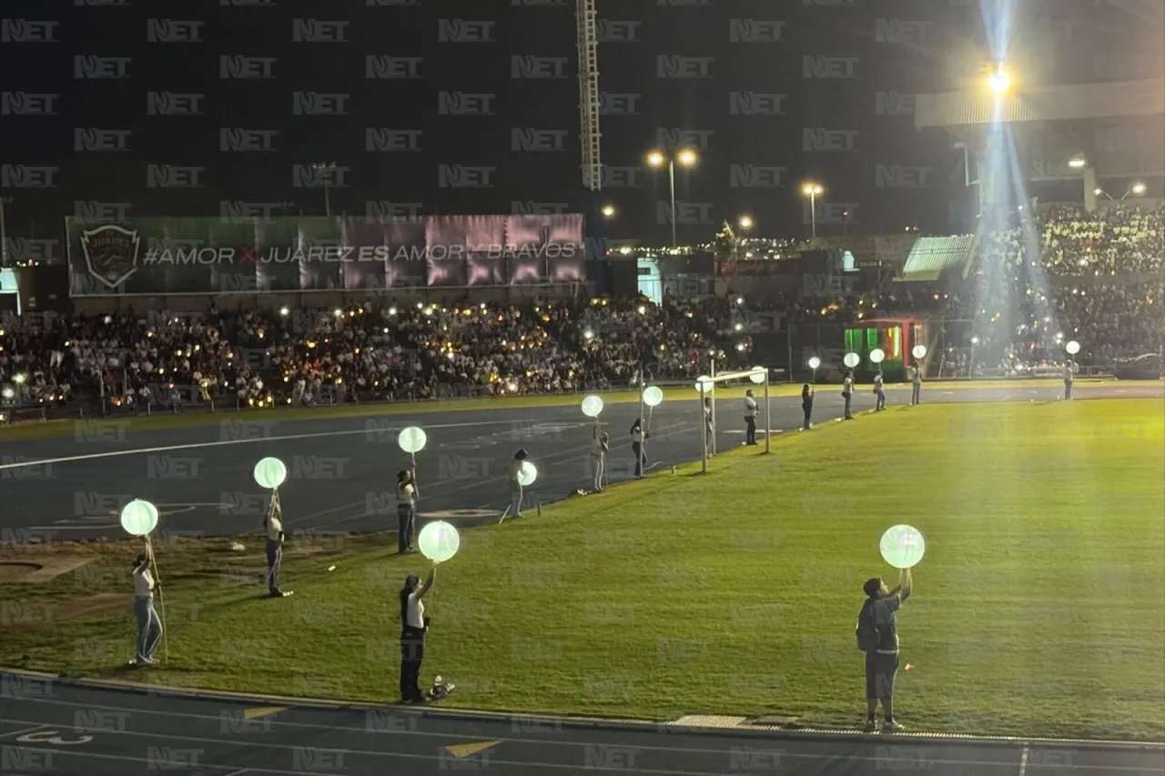 Estadio Benito Juárez se llena de fe en el Rosario Viviente 2025