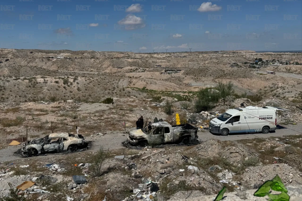 Calcinados en vehículo serían los responsables de masacre de familia en Anapra