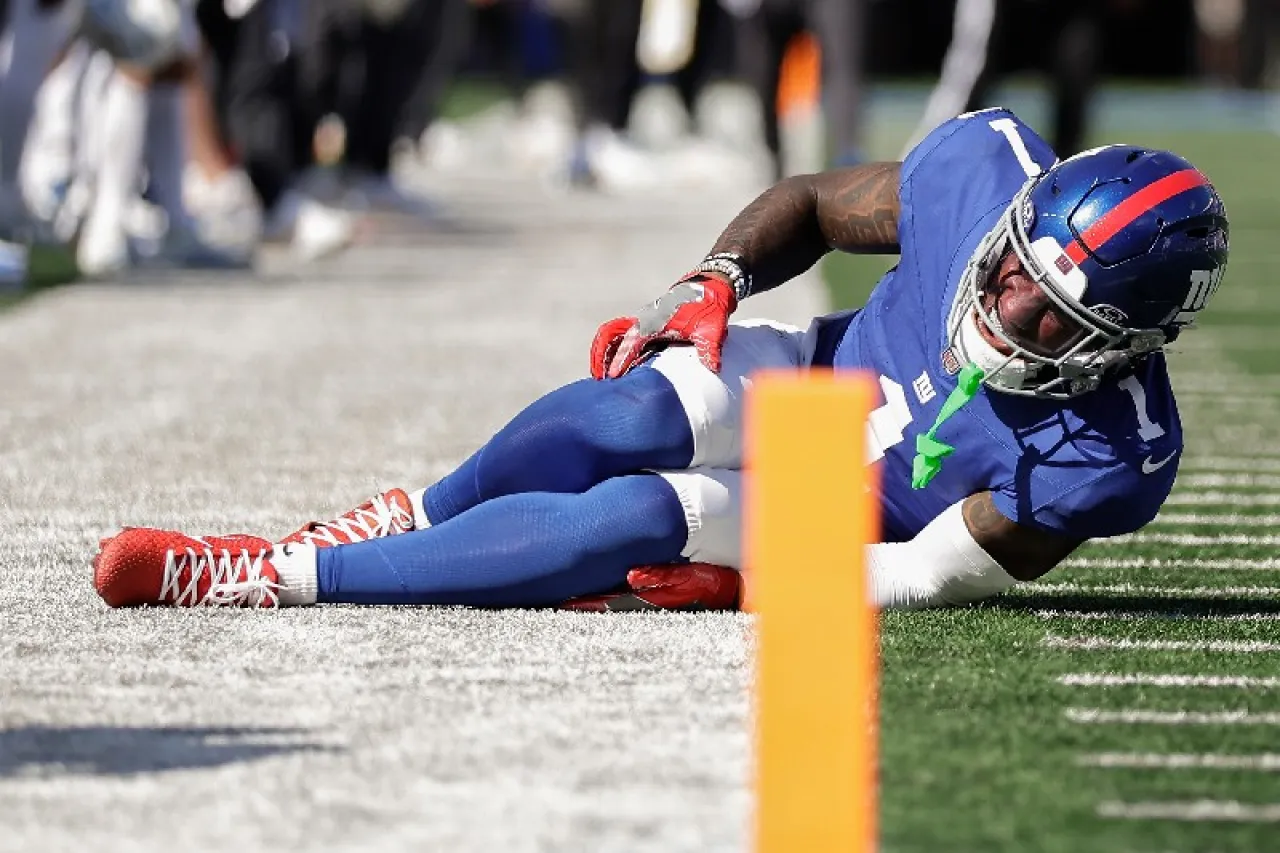 Giants: Confirma Nueva York rotura de ligamento de Malik Nabers