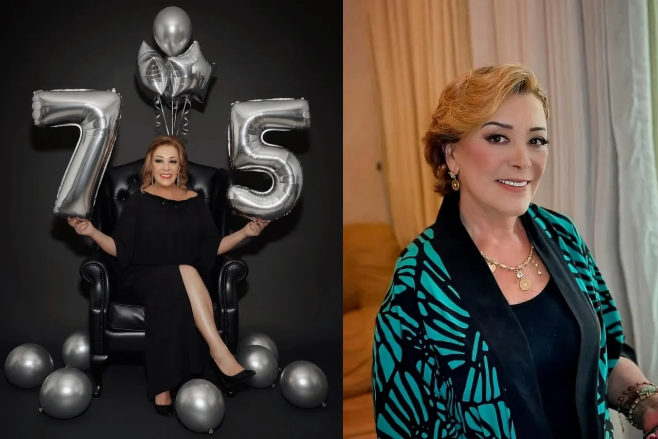 Silvia Pasquel llega a sus 75 años y sorprende por su 'joven' apariencia