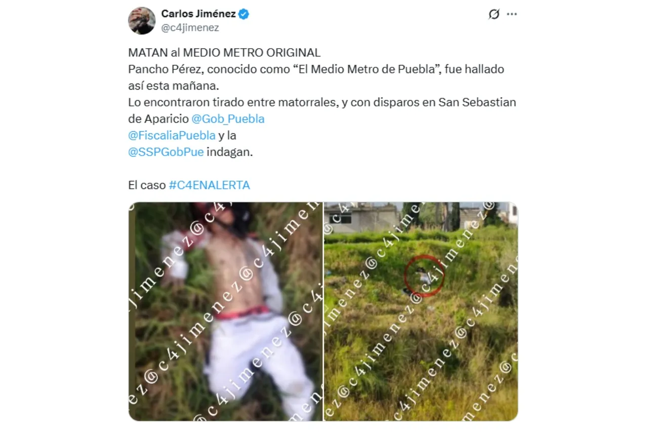 Difunden imágenes de la escena del crimen de 'Medio Metro'