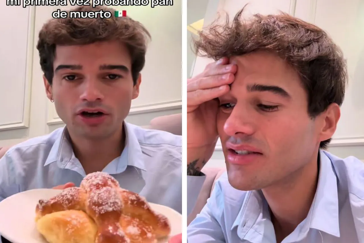 Video: Influencer español genera polémica al criticar pan de muerto