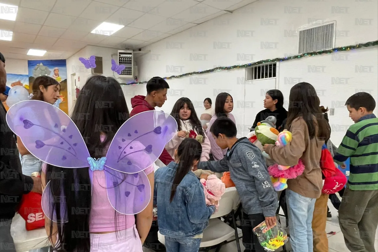 Alumnos del CBTis No. 269 llevan alegría y solidaridad a casa hogar