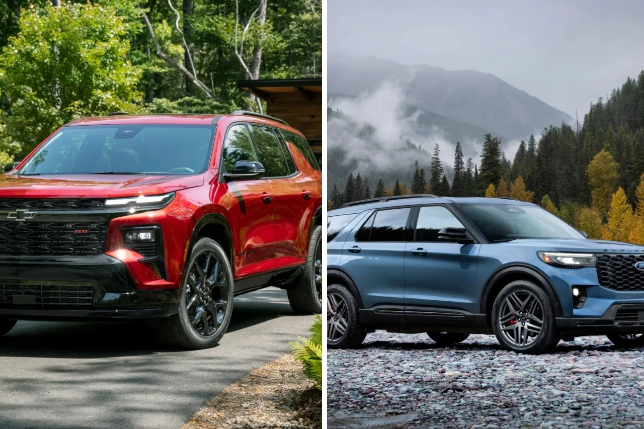 Chevrolet Traverse frente a Ford Explorer