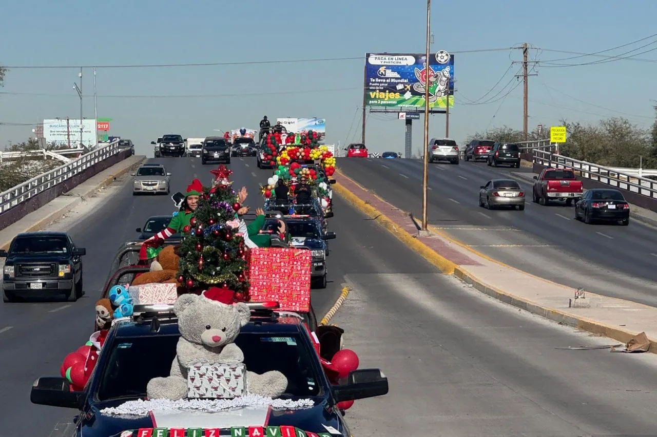 Hace SSPE caravana navideña para dar regalos
