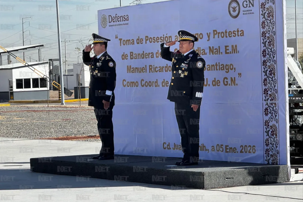 Guardia Nacional realiza toma de posesión de nuevo comandante