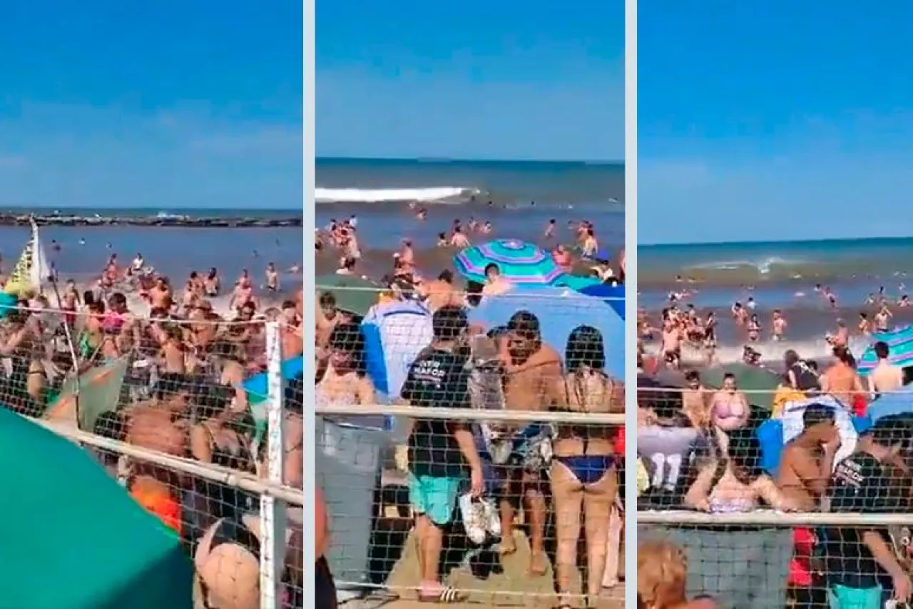 Grandes olas en Buenos Aires dejan un muerto y 35 heridos