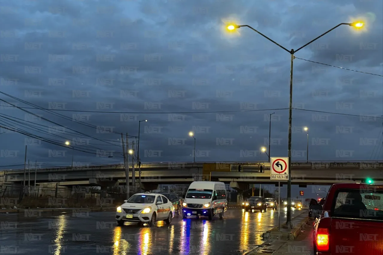 Clima nublado y con lluvias en Ciudad Juárez