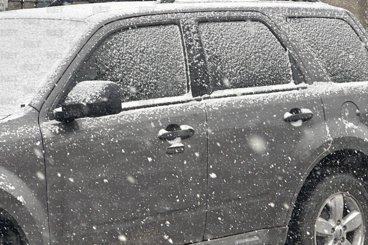 Comienza a nevar en Ciudad Juárez