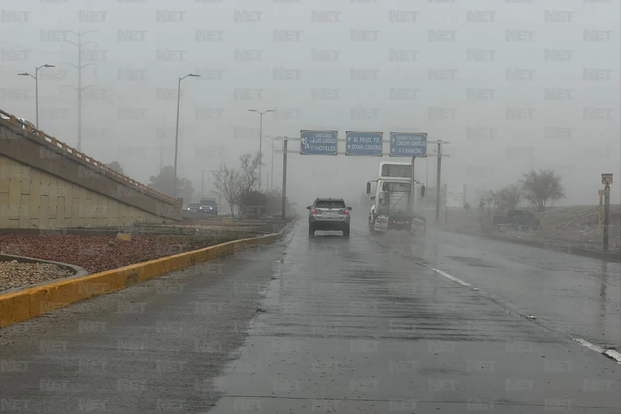 Neblina reduce visibilidad y provoca accidentes viales en la ciudad