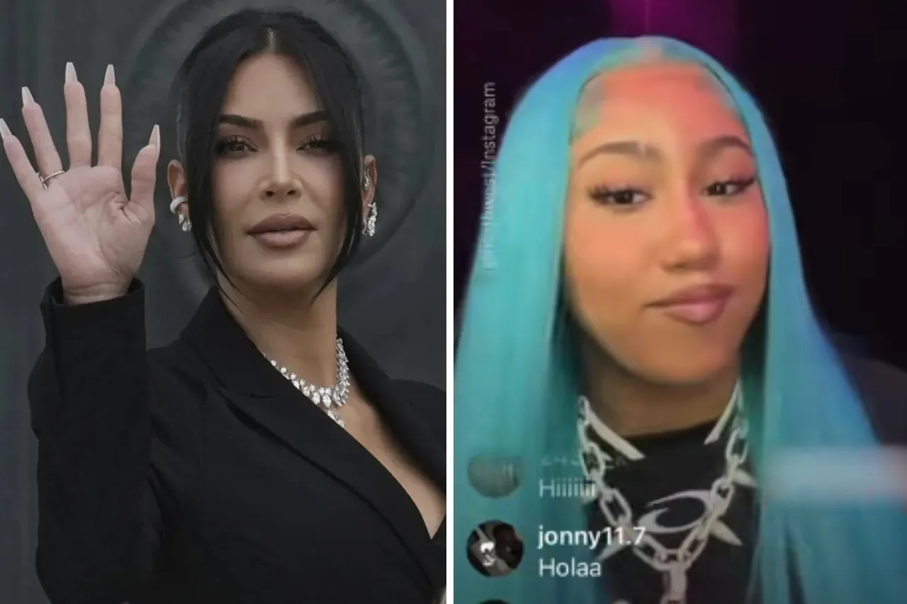 ¡A dormir! Kim Kardashian regaña a su hija North West en pleno directo