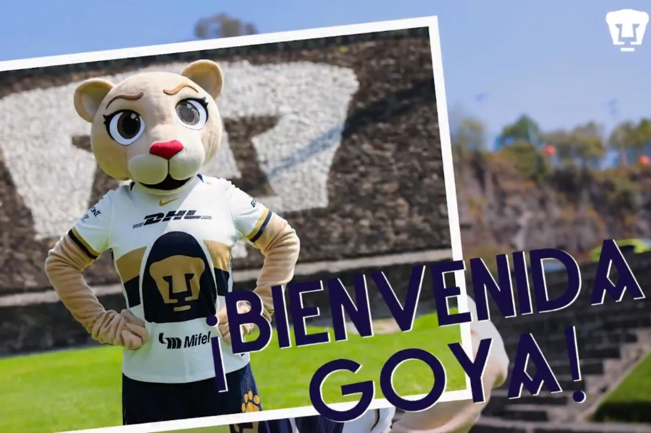 Pumas UNAM presenta a 'Goya', su nueva mascota oficial
