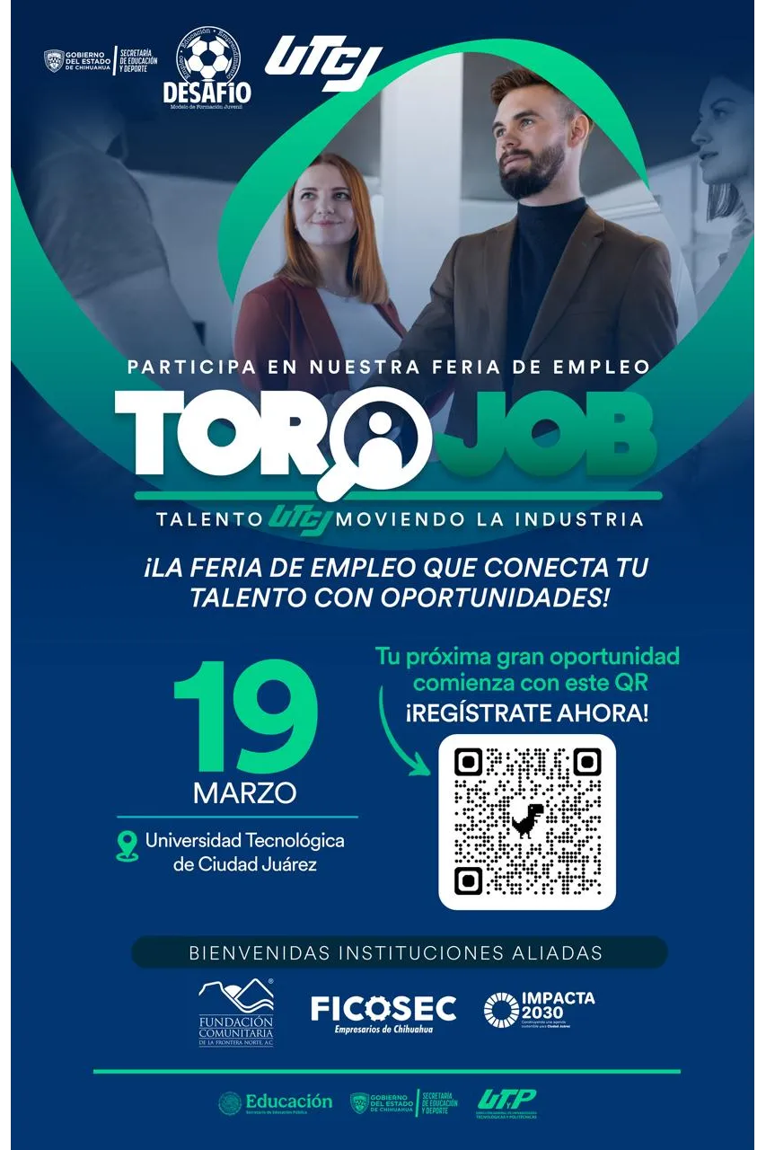 Organiza UTCJ feria del empleo 'Toro Job' este jueves