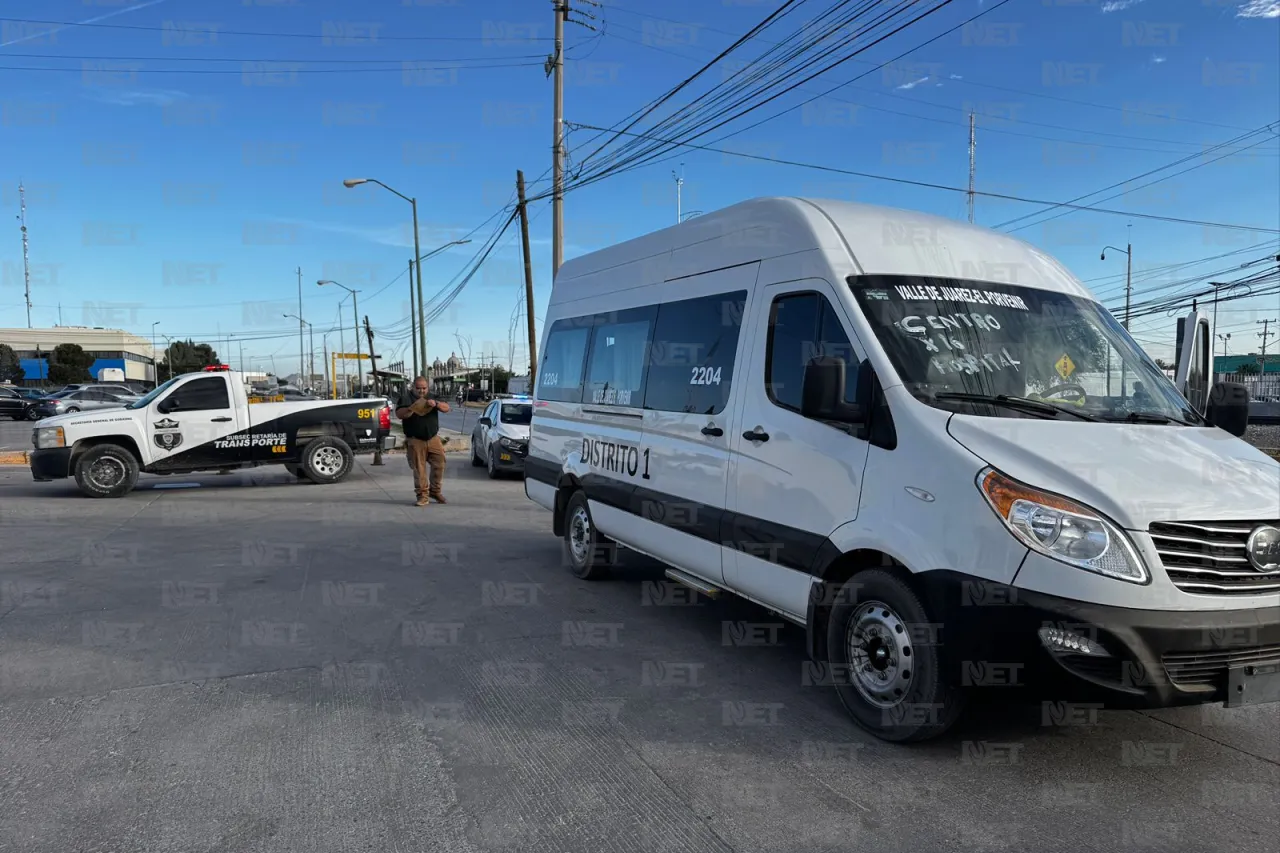 Llama Transporte a empresa del Valle de Juárez a regularizar servicio